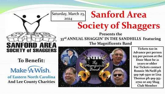 Shaggin' in The Sandhills - DAWCC